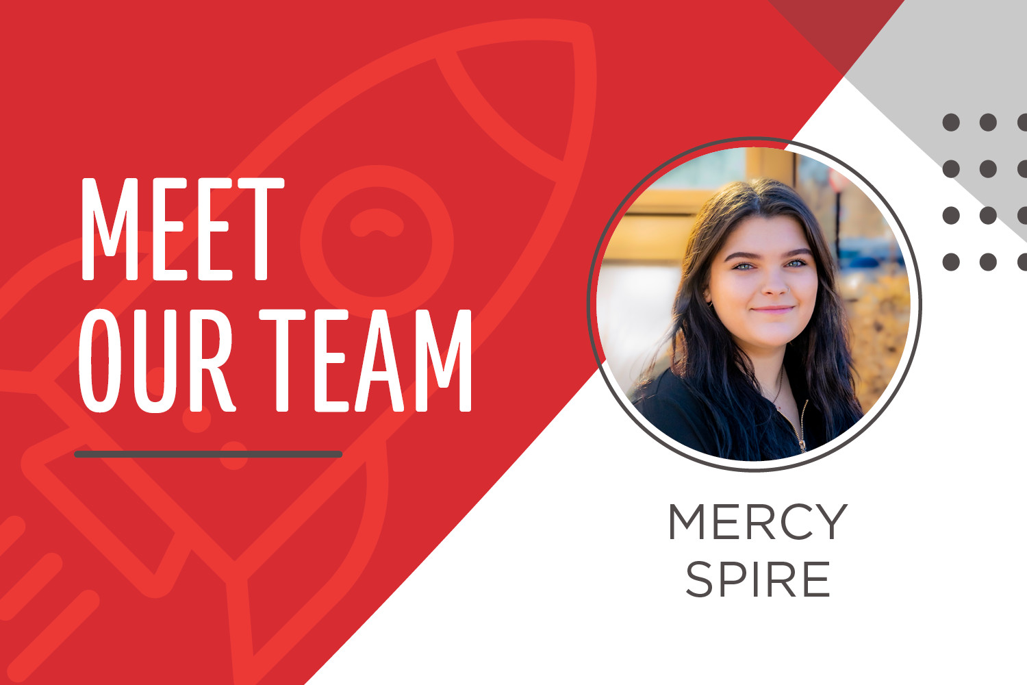 Meet The Team | Mercy Spire - Casey Peterson